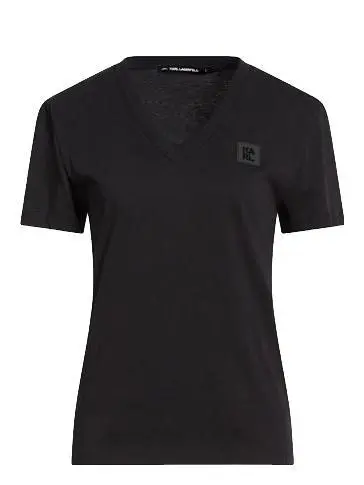 Karl Lagerfeld T-shirt In Organic Cotton - Black