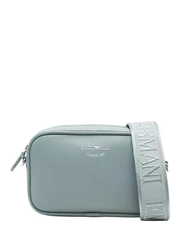 Emporio Armani Logo-strap Shoulder Bag - Blue