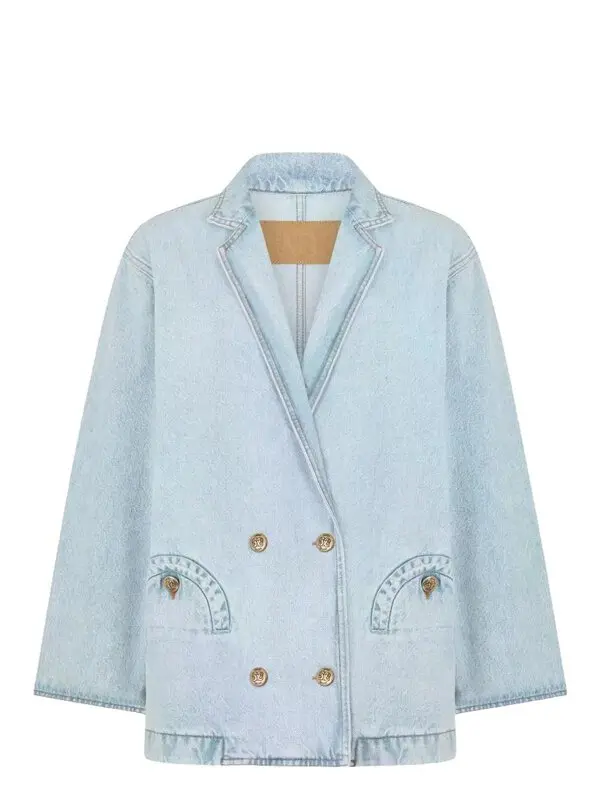 BLAZÉ MILANO Cory Double-breasted Jacket - Blue