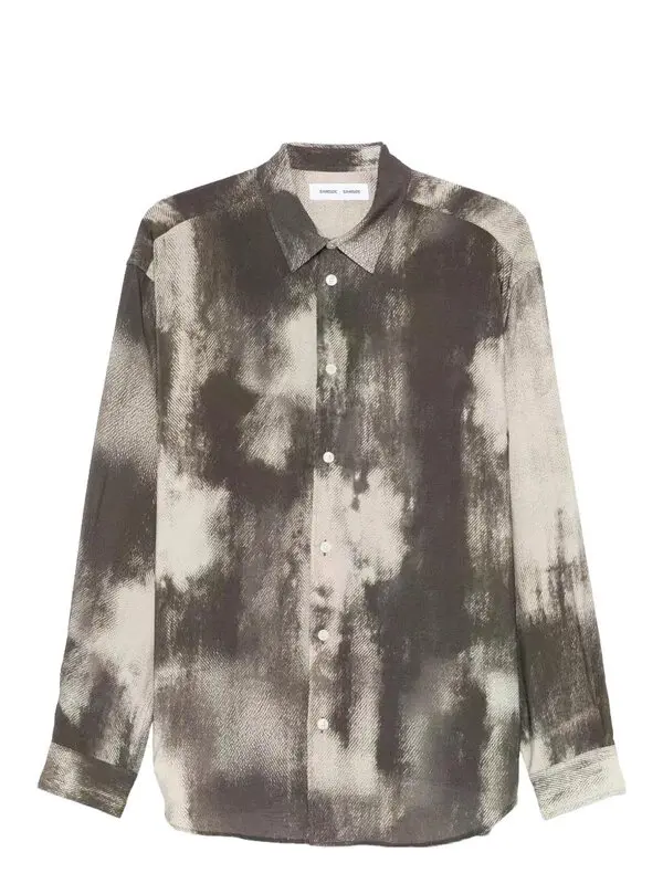 SAMSOE SAMSOE Saluan X Printed Shirt - Grey