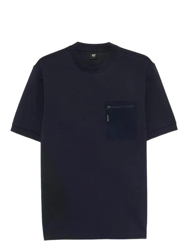 ALPHATAURI Jore Zip-pocket T-shirt - Blue