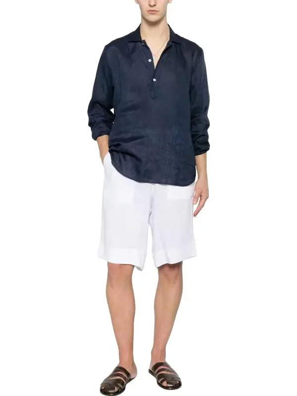 Kiton Drawstring-fastening Shorts - White