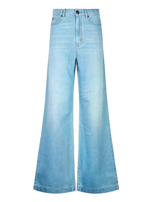Max Mara Flared Denim Jeans - Blue