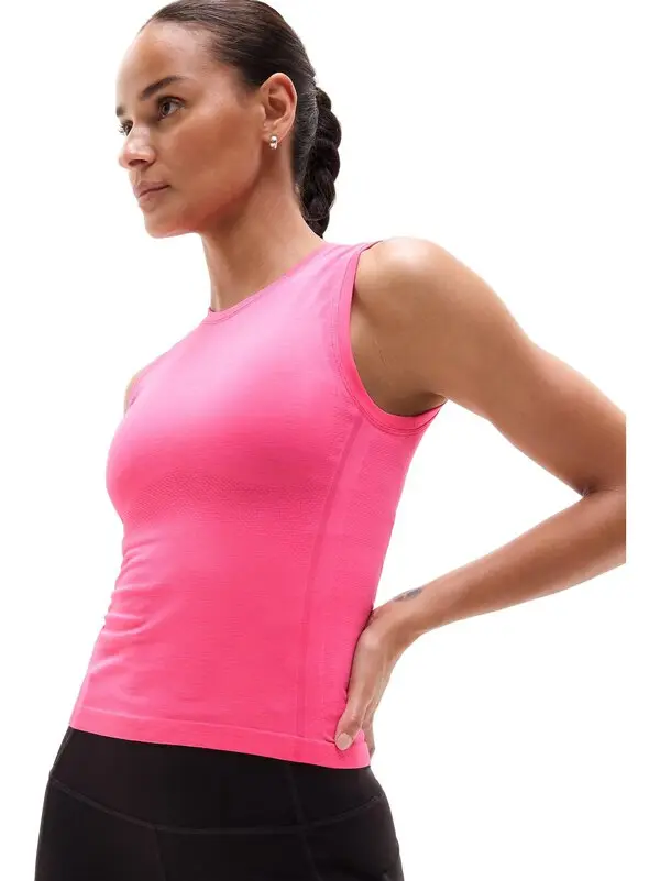 Athleta Momentum Flex Tank - Cerise Heather