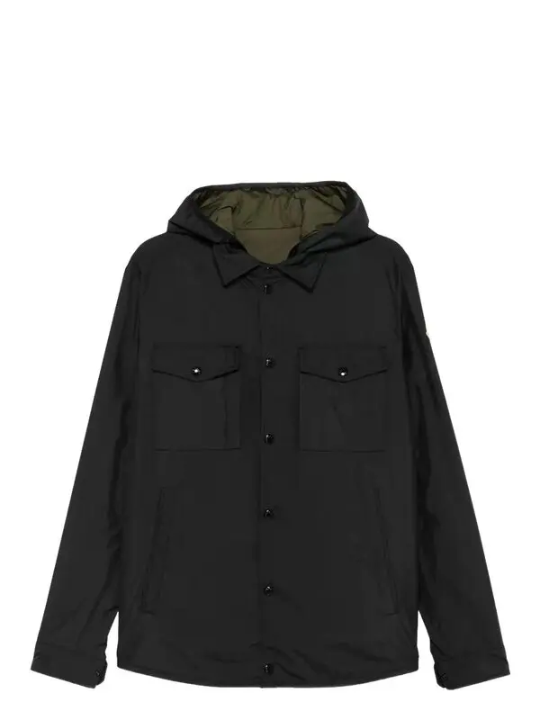 Moncler Hooded Jacket With Removable Lining - Black