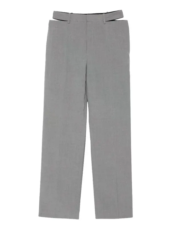 JIL SANDER Cut-out Trousers - Grey