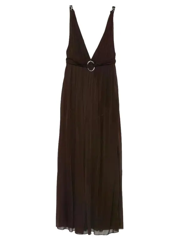 Tory Burch V-neck Maxi Dress - Brown
