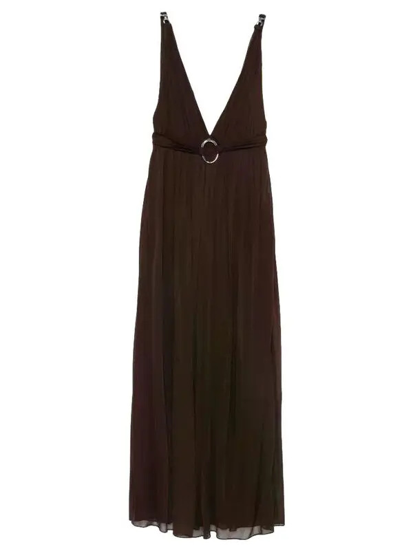 Tory Burch V-neck Maxi Dress - Brown