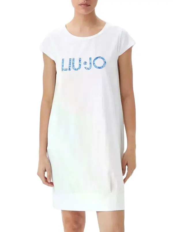 Liu Jo Logo-print Mini Dress - White