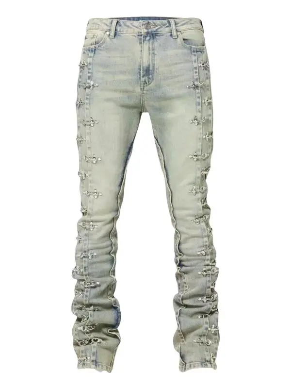 GUAPI Aviation Clasp Jeans - Blue
