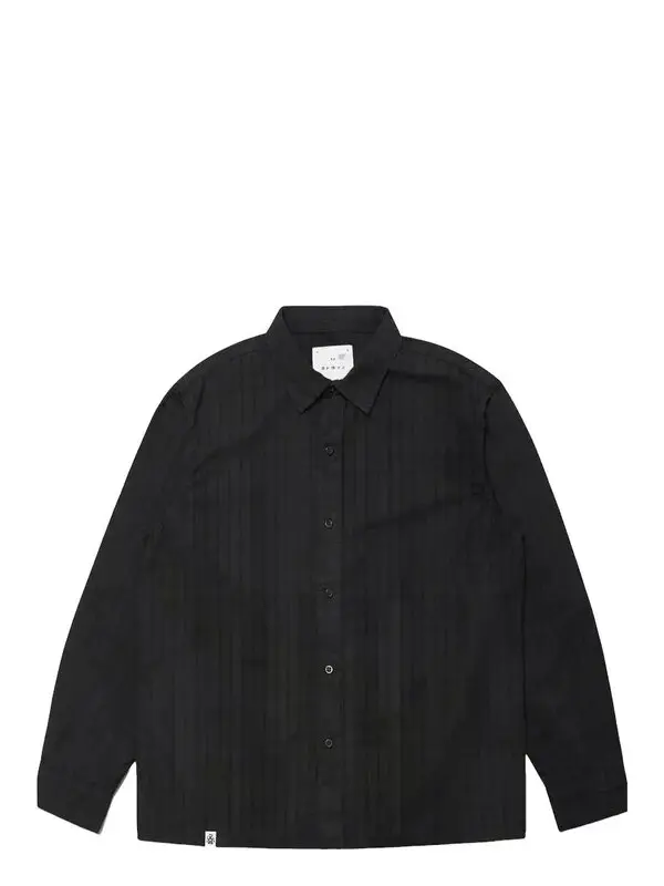 Edwin Sebastian Stripe-pattern Shirt - Black