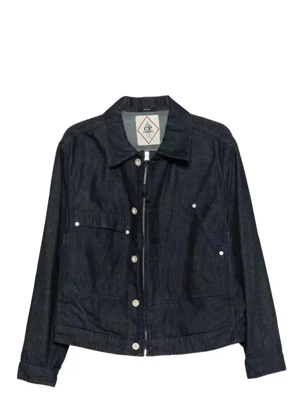 C.P. COMPANY Button-up Jacket - Blue