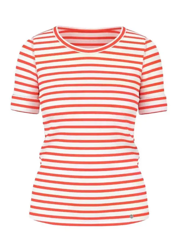 MARCCAIN Striped T-shirt - Red