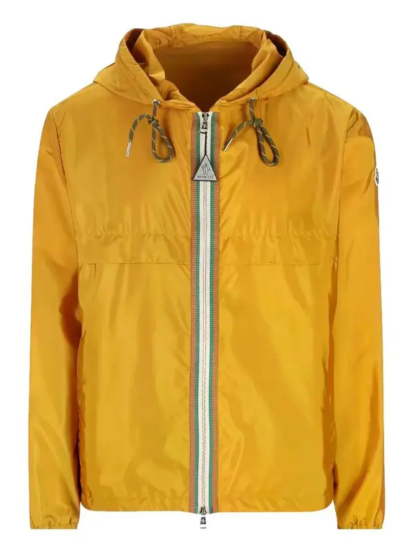 Moncler Nidge Zip-up Hooded Jacket - Yellow
