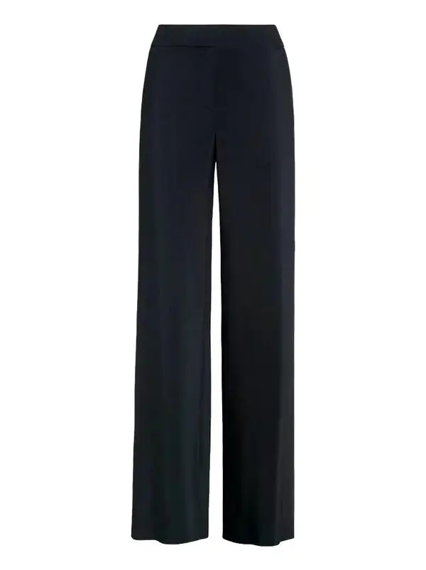 GENNY Wide-leg Trousers - Black