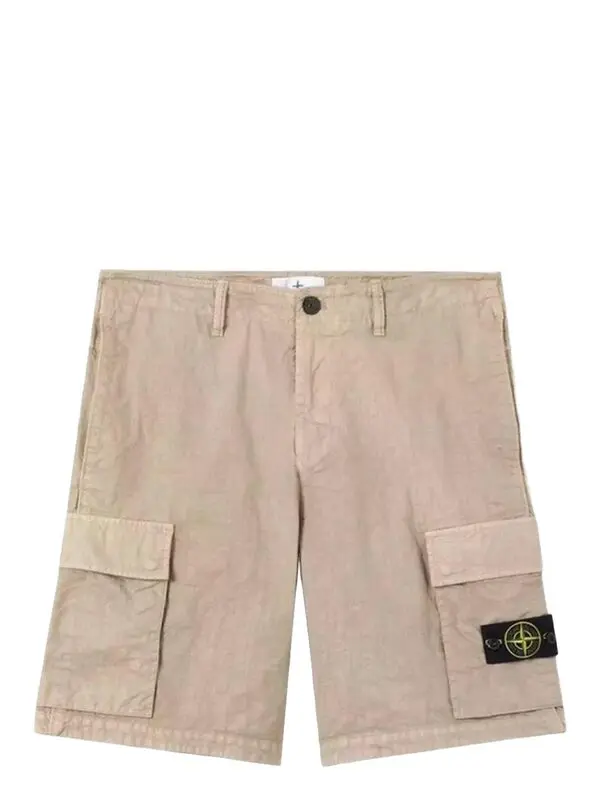 Stone Island Patch Pocket Shorts - Neutrals