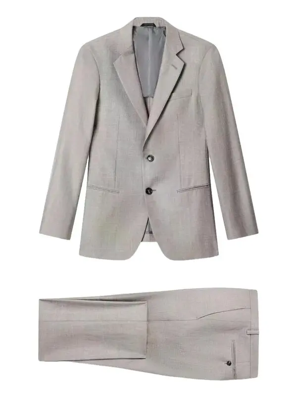 Giorgio Armani Soho Buttoned Suit - Grey