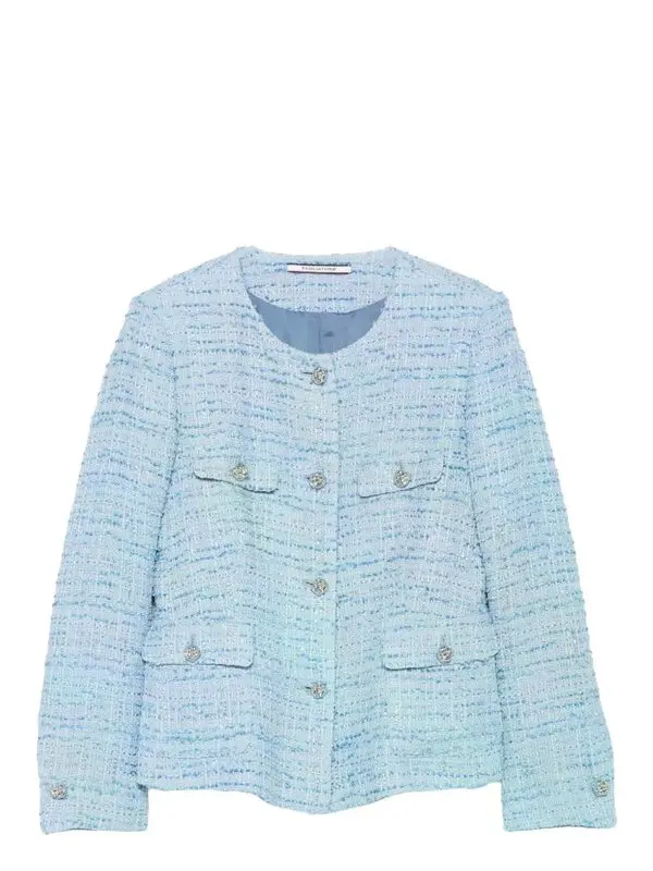 Tagliatore Jodie Buttoned Jacket - Blue