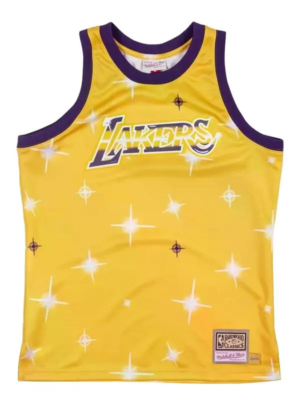 Mitchell & Ness Graphic Sleeveless Jersey - Yellow