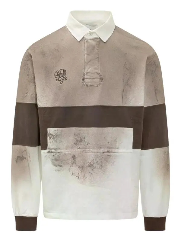 WOC Striped Polo Shirt - Neutrals
