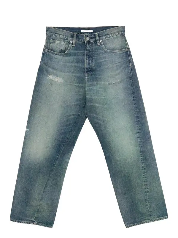 SUNFLOWER Twisted Distressed Jeans - Blue