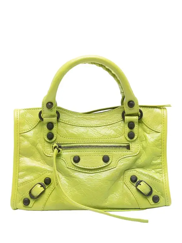Balenciaga Mini Le City Tote Bag - Green