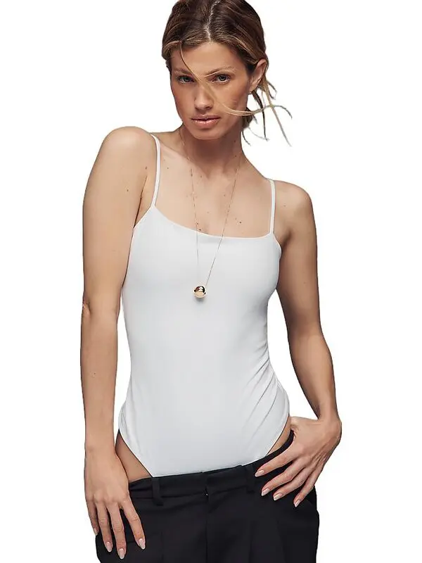 Susana Monaco String Bodysuit - White