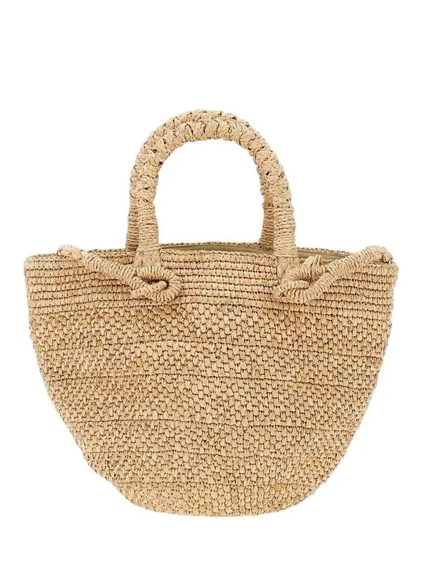 IBELIV Arona Raffia Basket - Beige
