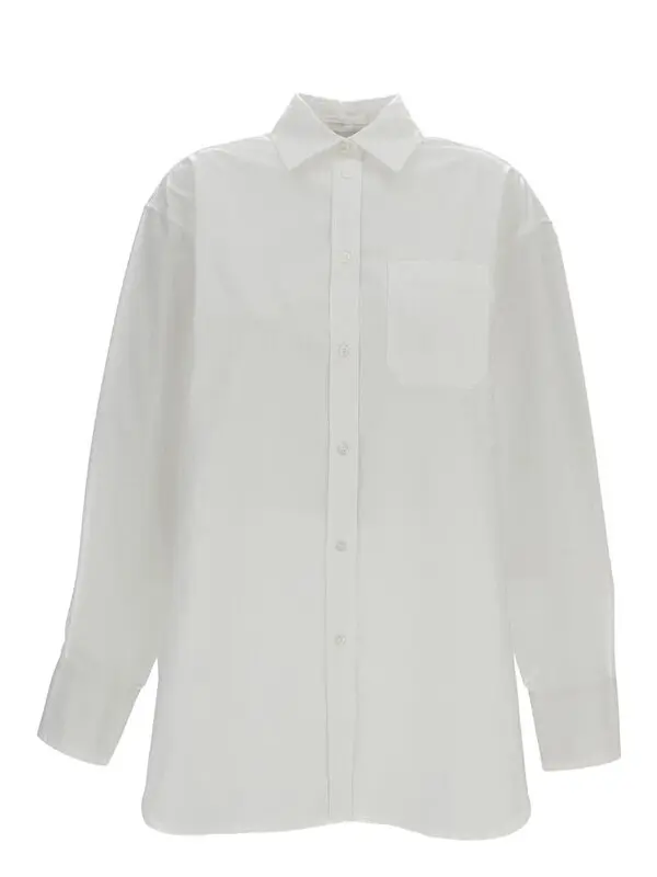 Sportmax Medium-fruit Shirt Dress - White