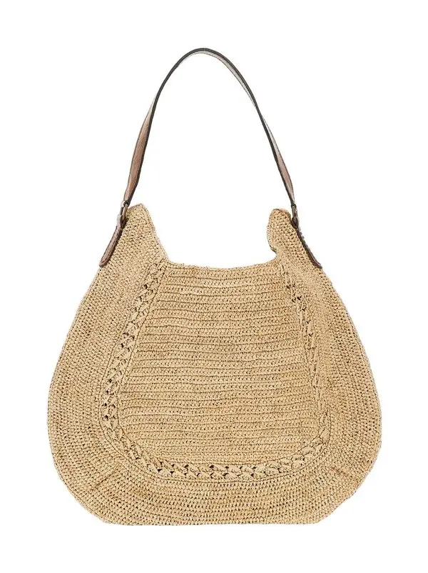IBELIV Meva Raffia Bag - Beige