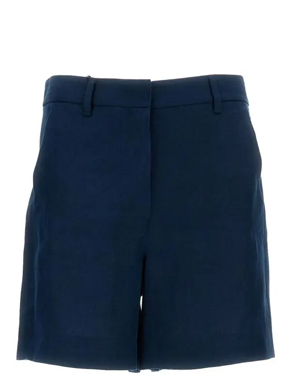 Max Mara Linen Party Shorts - Blue