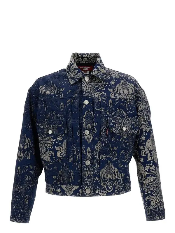 Junya Watanabe X Levi's Damask Trucker Jacket - Blue