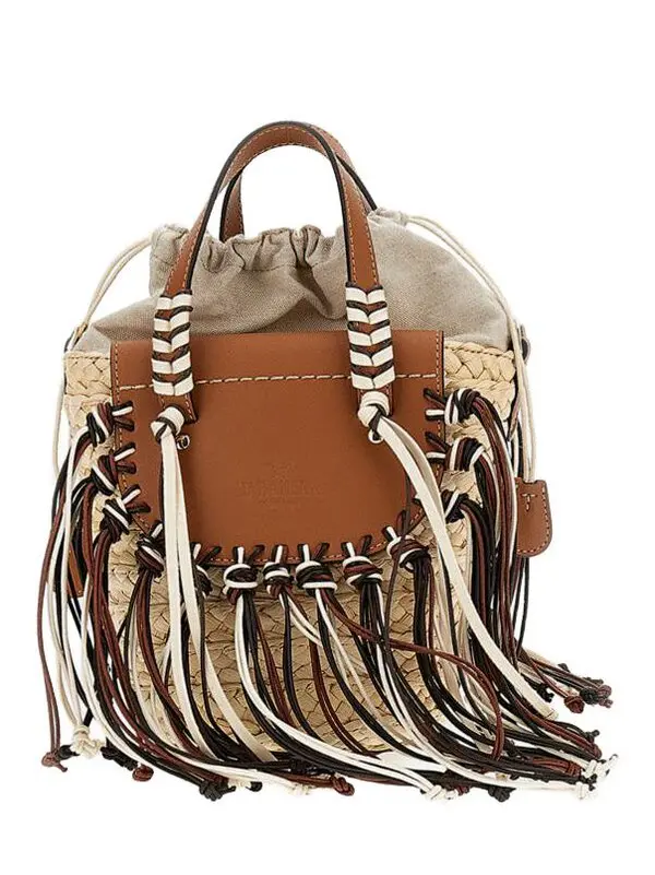 CUBA LAB Habanera Handbag With Fringes - Multicolor