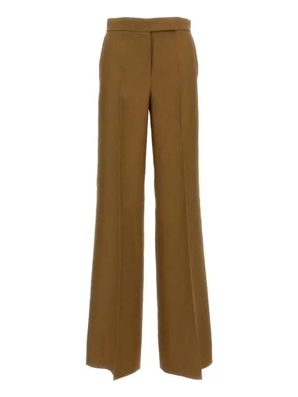 Max Mara Badesse Wide-leg Trousers - Brown