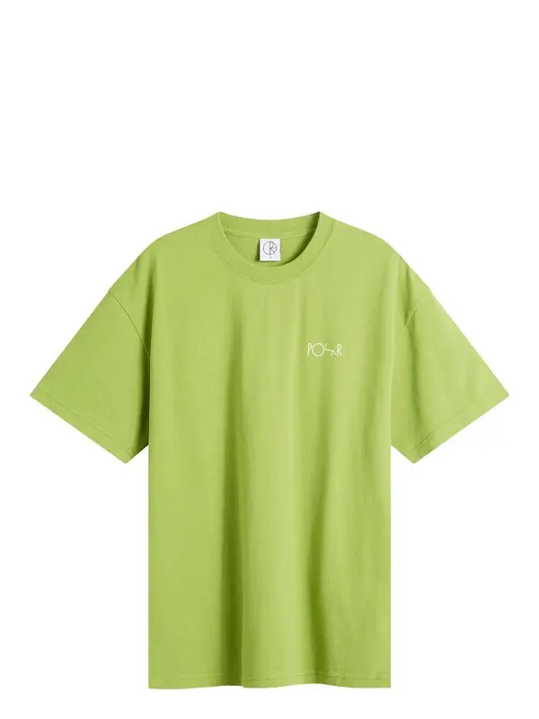 POLAR SKATE CO. Stroke Logo Contrast T-shirt - Peridot