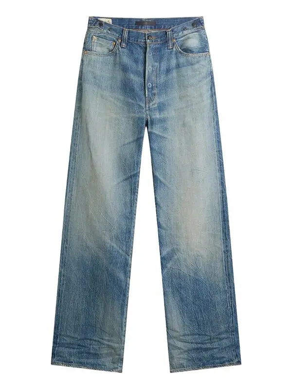 Mastercraft Union Showa Relaxed Natsu Kin Jeans - Light