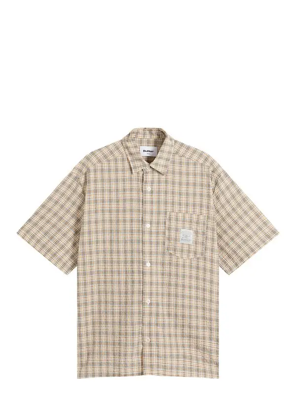 BUTTER GOODS Equipment Short Sleeve Shirt - Copper