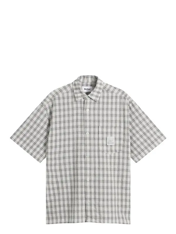 BUTTER GOODS Equipment Short Sleeve Shirt - Grey