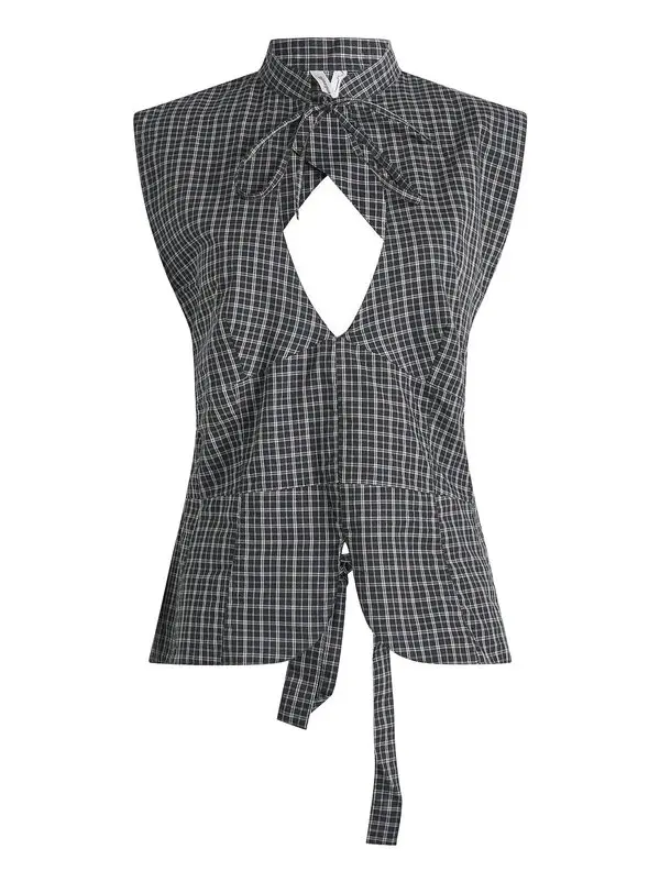 Gimaguas Coco Top - Black Check