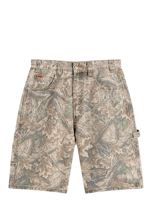 BUTTER GOODS Carpenter Denim Shorts - Forest Camo