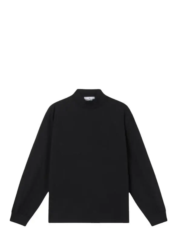 Stone Island Oversized Longsleeve Mock Neck With Embroidery Back Logo - Multicolor