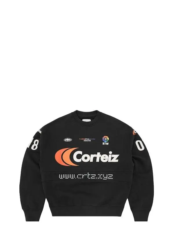 CORTEIZ Sponsors Training Crewneck Sweatshirt - Black