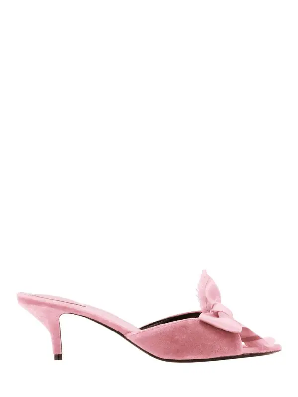 Valentino Garavani Marie A 55mm Velvet Mules - Pink