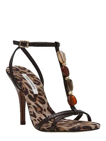 Pink Steve Madden Frenzi High Heel Sandals - Print
