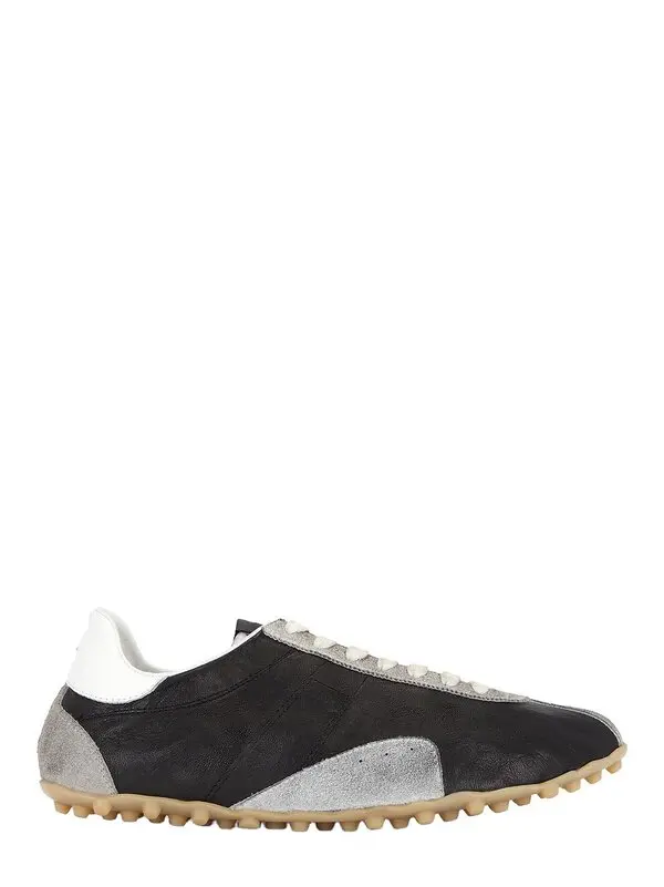 MAISON MARGIELA Sprinter Low Top Sneaker - Black  White  & Grey