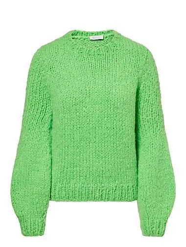 Gabriela Hearst Clarissa Knitted Jumper - Flourescent Green