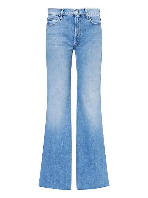 MOTHER The Doozy Fray Wide-leg Denim Jeans - Heads Or Tails