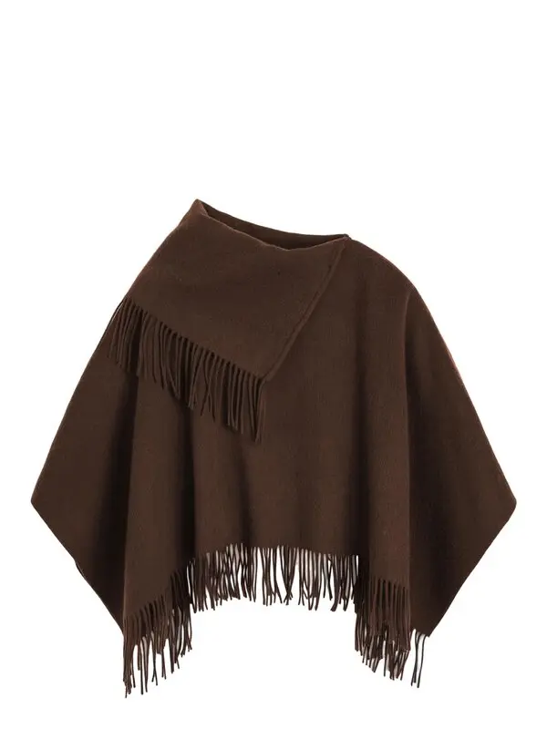 BY MALENE BIRGER Turtma Wool Poncho - Carafe