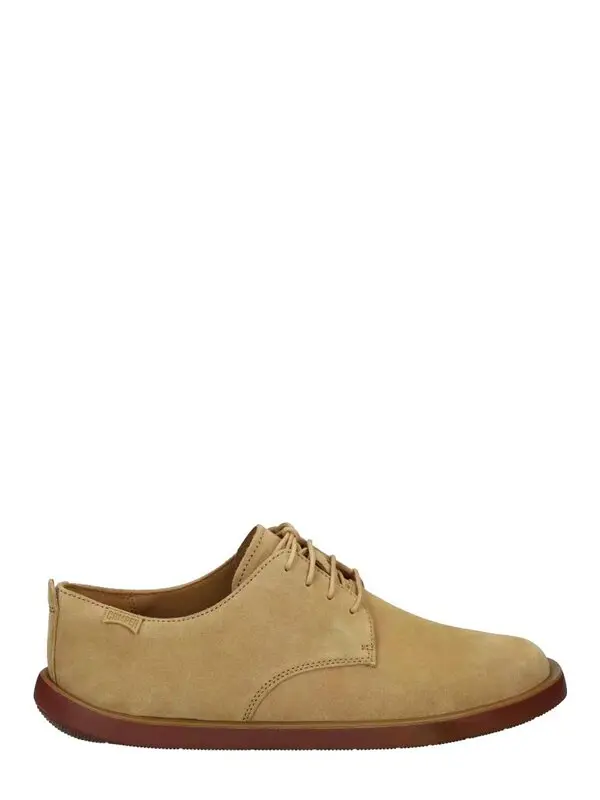 Camper Suede Leather Derby Shoes - Neutrals