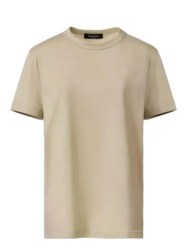 Fabiana Filippi Short-sleeve Crewneck T-shirt - Neutrals